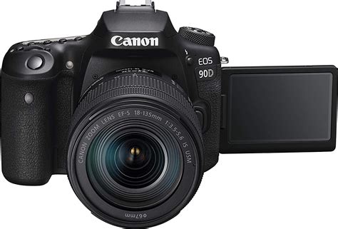 Canon EOS 90D DSLR Camera Black EFS 18 135mm Lens 90D18135USM Buy