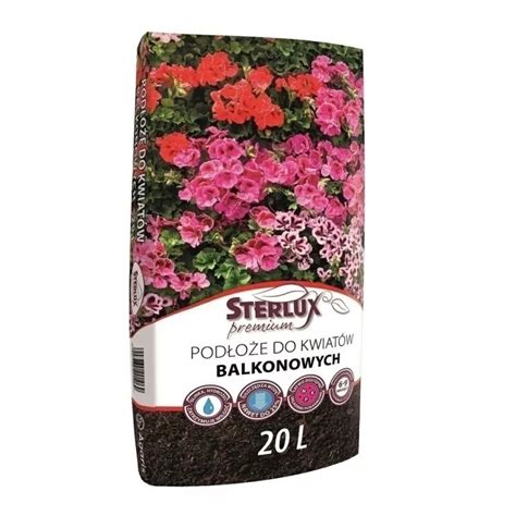 Podłoże do kwiatów balkonowych 20 L STERLUX PREMIUM AGARIS Ziemia