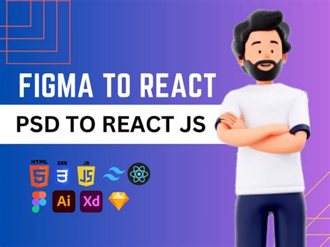 Convert Figma To React Js Psd To React Js With Tailwind Css Upwork