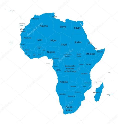 Mapa De Africa Con Nombres Scs Oman