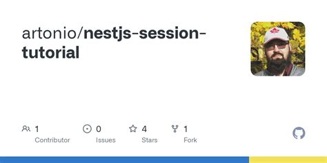 GitHub Artonio Nestjs Session Tutorial
