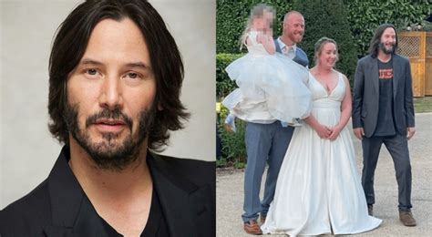 Keanu Reeves sorprendió a una pareja tras aparecer en la recepción de