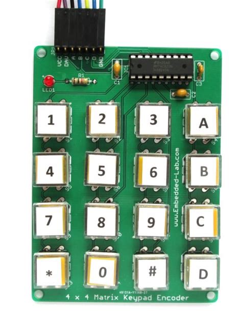 Mm C N Based Encoded Matrix Keypad Embedded Lab