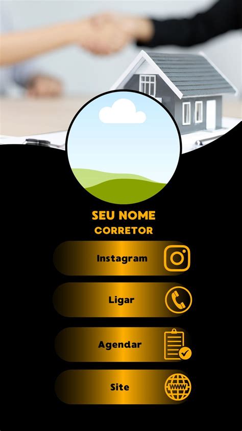 Cart O De Visita Interativo Digital Corretor De Im Veis Elo