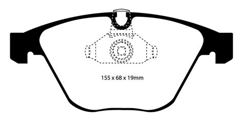 EBC B05 Freins Kit Avant Revêtements Essuie Glace pour BMW 5er E60 E61