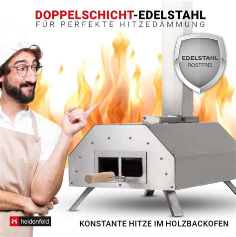 Peć za pizzu pizza na pelete 500C kamen za pizzu nehrđajući čelik