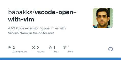 Github Babakks Vscode Open With Vim A Vs Code Extension To Open