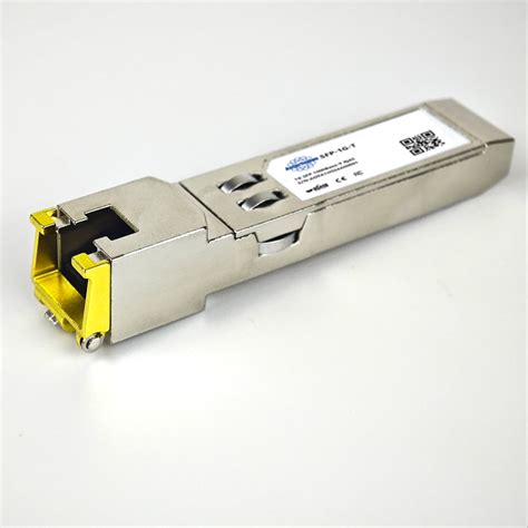 1000BASE T SFP Compatible RJ 45 100m Copper SFP Transceiver Module
