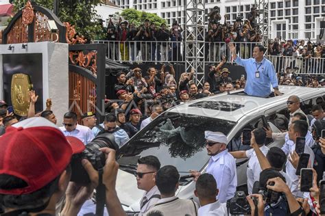 Prabowo Gibran Usai Daftar Pilpres Di KPU ANTARA Foto