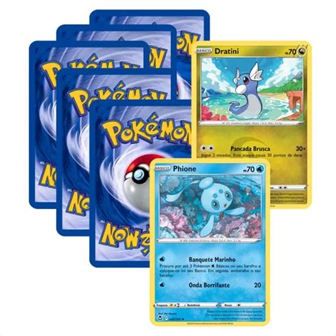 Lote 50 Cartas Pokémon 2 Brilhantes E 2 Raras Original MercadoLivre