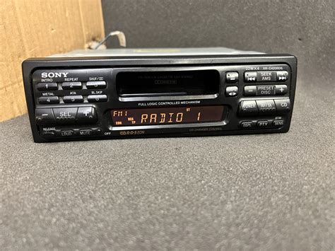 Sony Car Radio Cassette Player Cd Changer Control Model Xr C420Rds