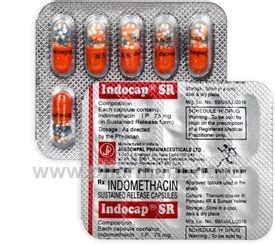 Indocap SR Indomethacin 75mg PharmaRight Vu