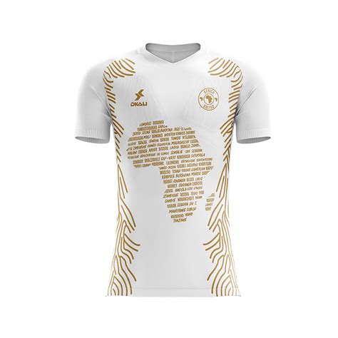 Maillot Dkali Africa Blanc 2022 23 Sur Foot Fr