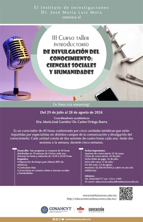 Curso taller introductorio de divulgación del conocimiento ciencias