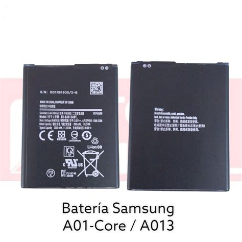 Bateria A01 CORE EB BA013ABY Topmovil Repuestos