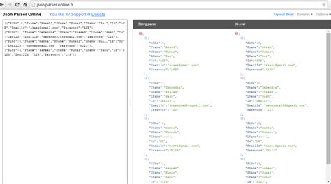 Returning Data In JSON Format In MVC