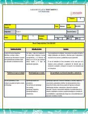 Plan De Clase Tercer Trimestre De FCyE 3 Grado 2022 2023 Course Hero