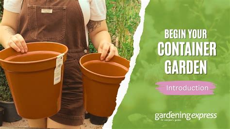Introduction To Container Gardening Youtube
