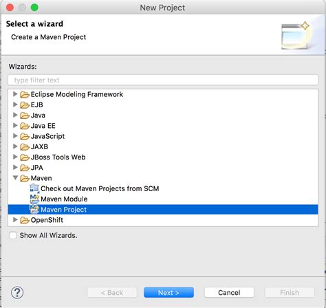 how to create a simple maven project
