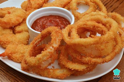 Cebola empanada onion rings Fácil