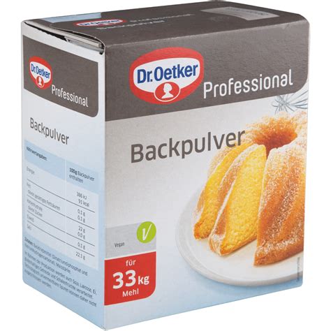 Transgourmet Österreich Dr Oetker Backpulver Faltschachtel 1 kg