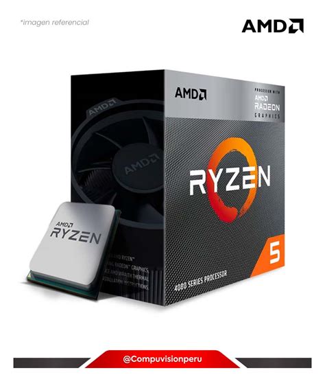 CPU AMD RYZEN 5 4600G 6N 12 TH AM4 3 7GHZ 11MB TDP 65W RADEON GRAPHICS