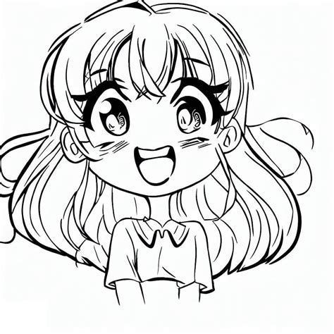 Dibujos De Chica Anime Con Espada Para Colorear Para Colorear Pintar E
