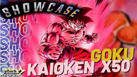 BLESSING MUITO BONITO SHOWCASE GOKU 50x KAIOKEN 6 STAR ALL STAR