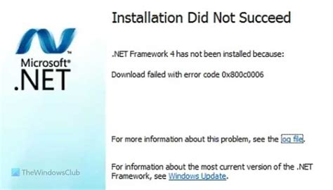 Fix NET Framework Error 0x800c0006 On Windows 11 10