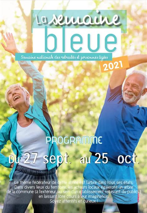La semaine bleue semaine nationale des retraités et personnes âgées