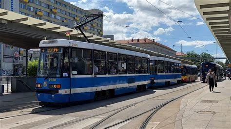 PL MPK Wrocław Konstal Protram 105NWr 2240 2241 4 BISKUPIN