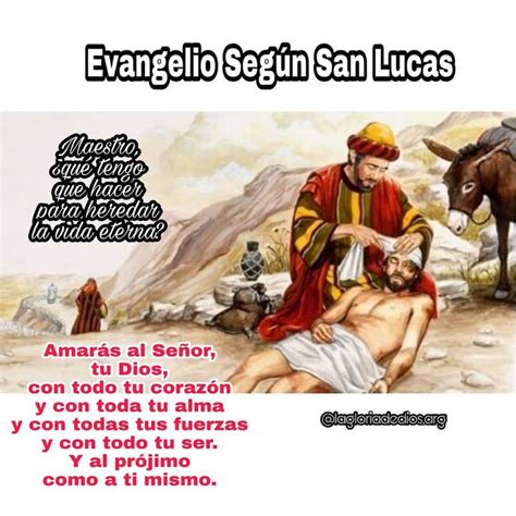 Lectura del santo evangelio según san Lucas 10 25 37 Evangelio segun