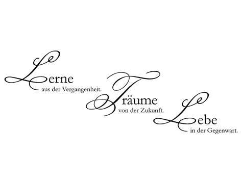 Wandtattoo Lerne Aus Der Vergangenheit Wandtattoo De