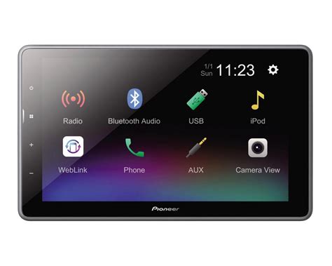 Autoestéreo Pioneer Multimedia sin CD DMH AF555BT Pantalla Flotante de