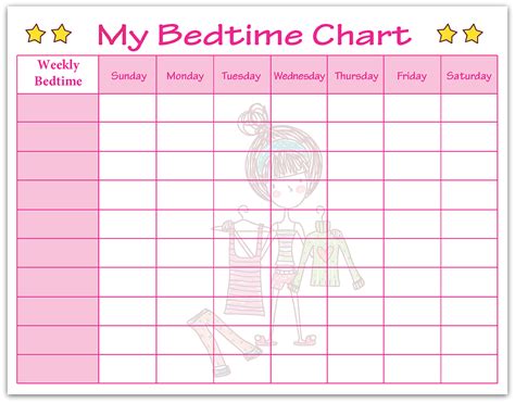 Free Printable Bedtime Routine Chart Free Printable A To Z Images And