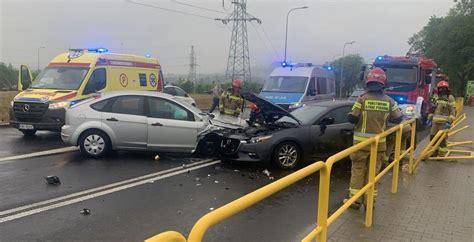 Wypadek na drodze krajowej numer 52 w Andrychowie Jedna osoba została