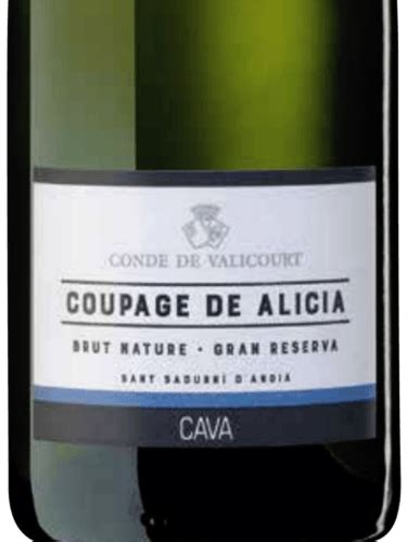 N V Conde De Valicourt Coupage De Alicia Gran Reserva Brut Nature