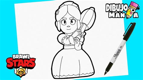 COMO DIBUJAR A PIPPER DE BRAWL STARS DIBUJOS DE BRAWL STARS YouTube
