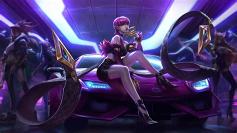 K Da Evelynn K Ultra Hd Wallpaper