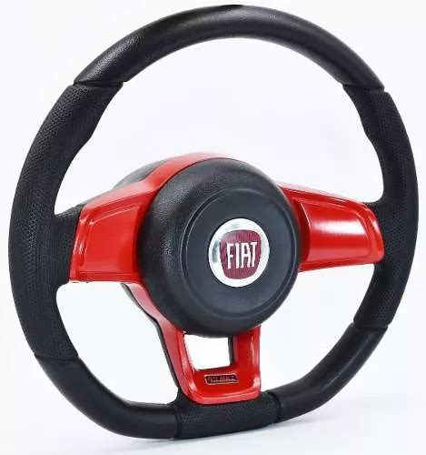 Volante Gti Mk Vermelho Uno Fiorino Elba Pr Mio Buzina Seta