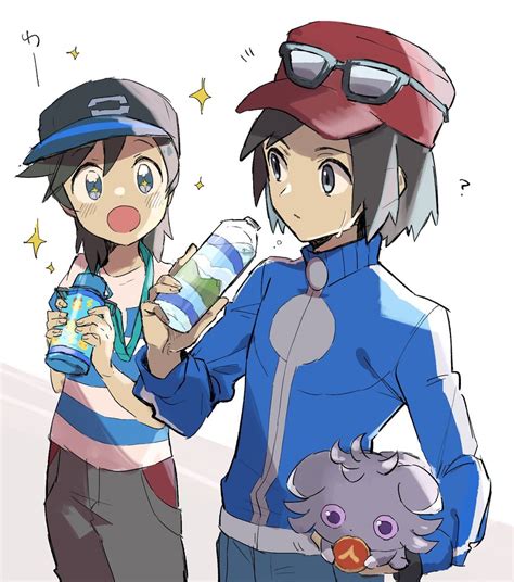 Elio Calem And Espurr Pokemon And More Drawn By Mikanbako