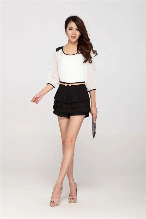 Korta Kjol Svarta Tights Neree