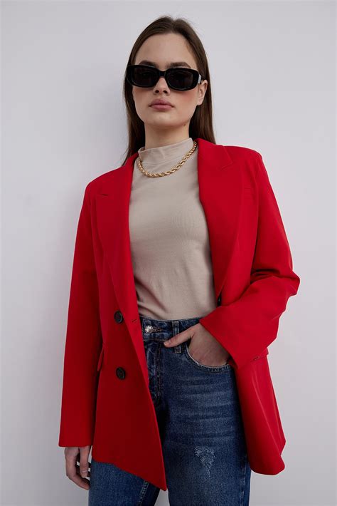K Rm Z Kruvaze Blazer Ceket Suud Collection