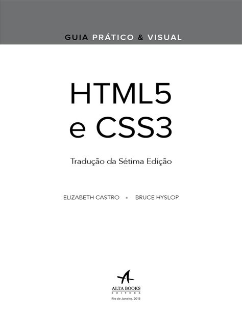 pdf de amostra html5 and css3 pdf html5 html