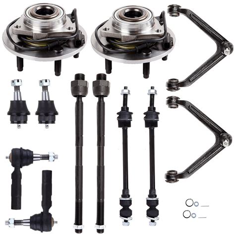 SCITOO 12pcs Suspension Kit Upper Control Arm W Ball Joint Wheel Hub