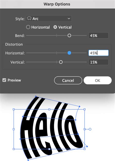 2 Quick Easy Ways To Warp Text In Adobe Illustrator