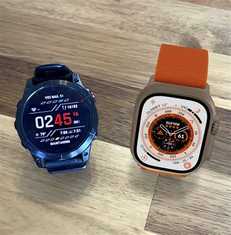 Head To Head He Apple Watch Ultra Vs The Garmin Fenix Epix