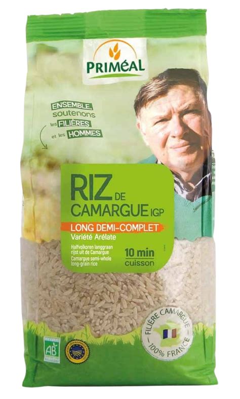 RIZ LONG DEMI COMPLET CAMARGUE 1KG IGP Priméal