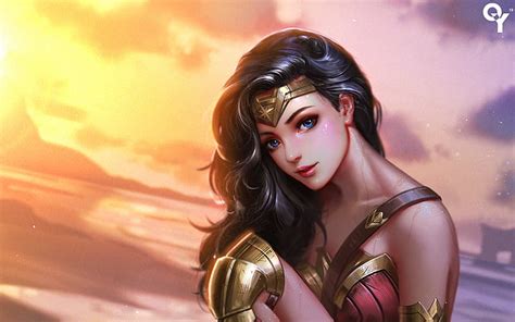 Hd Wallpaper Wonder Woman Super Heroes Artist Digital Art
