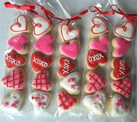 Valentine S Day Sugar Cookie Gift 1 BAG Party Favor Heart Cookies
